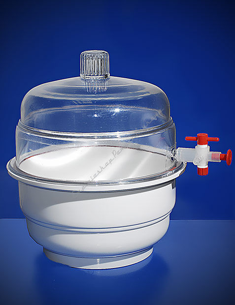 Eksykator z poliwęglanu z tubusem, śr. 150 mm